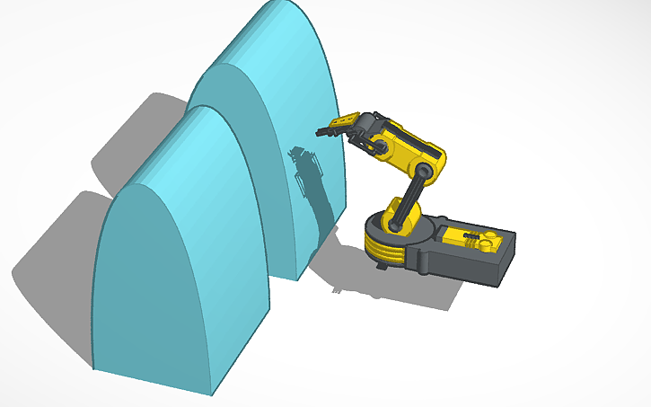 3D design Robotic arm - Tinkercad