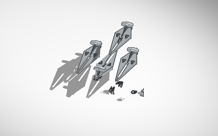 3D design imperial lancer - Tinkercad