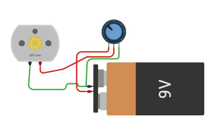 Circuit design Motor Demonstration circuit - Tinkercad