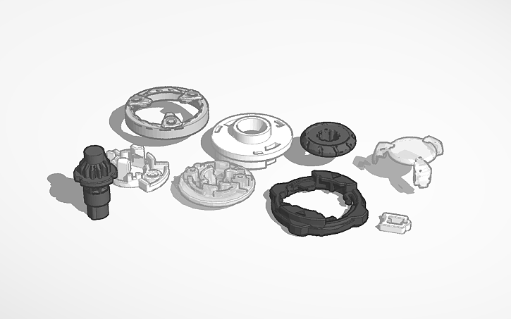 3D design Beyblade X Template BBX模板 - Tinkercad