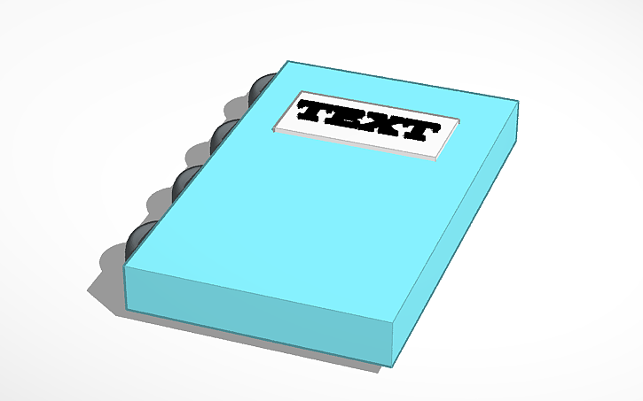 3D design Notebook - Tinkercad