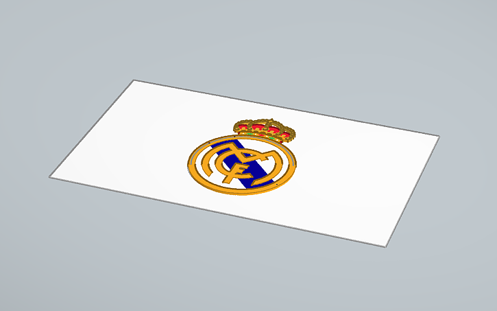 3D design Real Madrid - Tinkercad