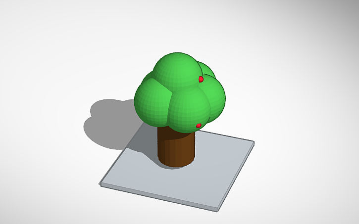 3D design Tree - Tinkercad