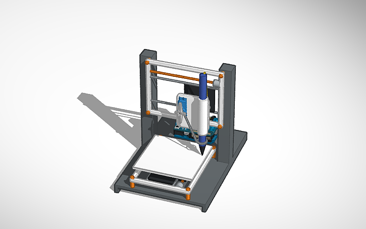 3D design cnc plotter v2 - Tinkercad