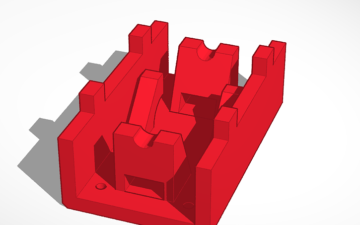 3D design forearm lower part - Tinkercad