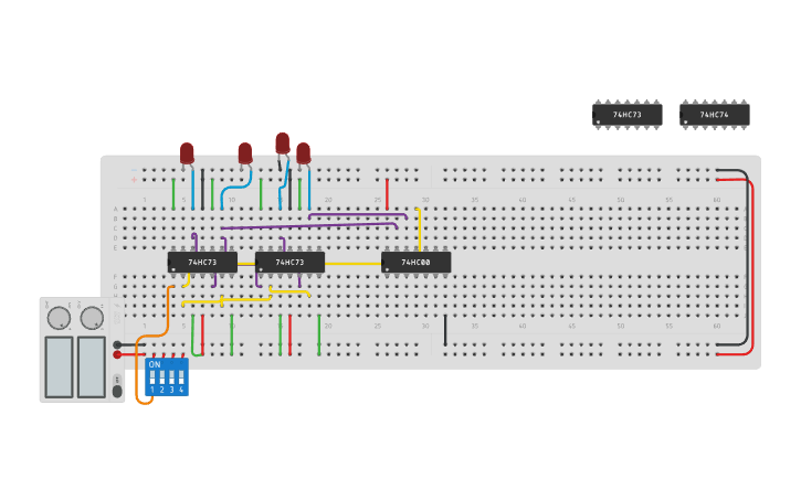 Circuit design Decade - Tinkercad