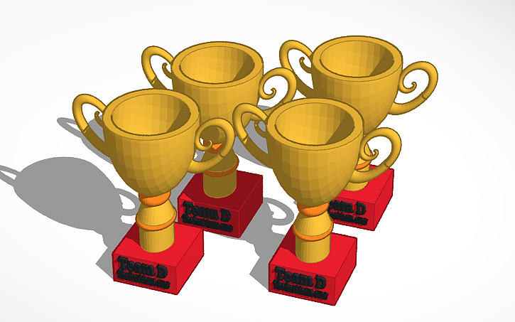 3D design Trophy - Tinkercad