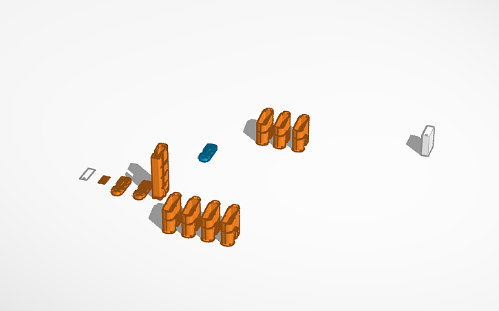 3D design Parkrun token dispenser v30 - Tinkercad