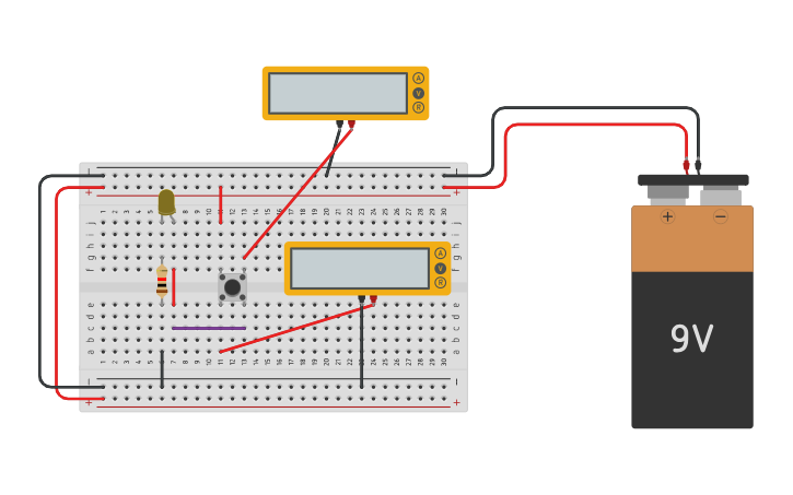 Circuit design LED GLOW - Tinkercad