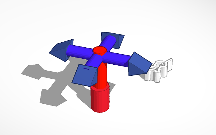 3D design Wind vane - Tinkercad