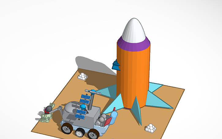 3D design Mars - Tinkercad