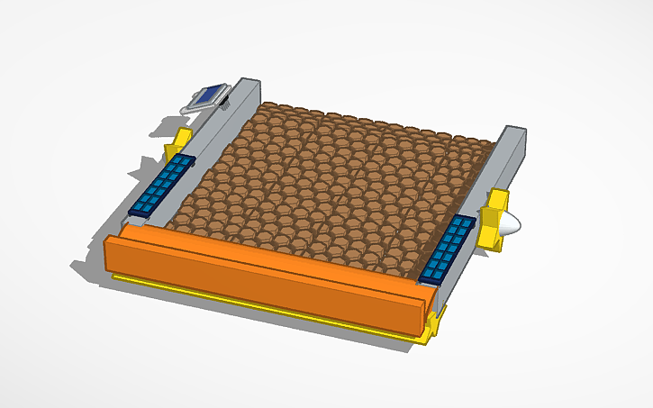 3D design Autonomous garbage collection boat - Tinkercad