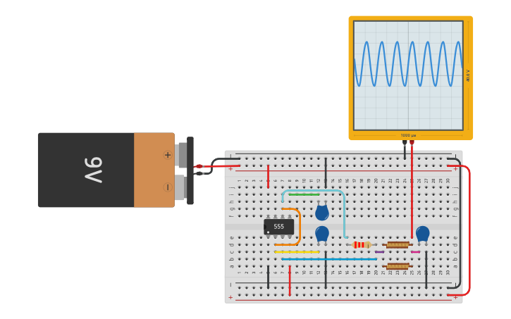 Circuit design Metal Detector ERC - Tinkercad