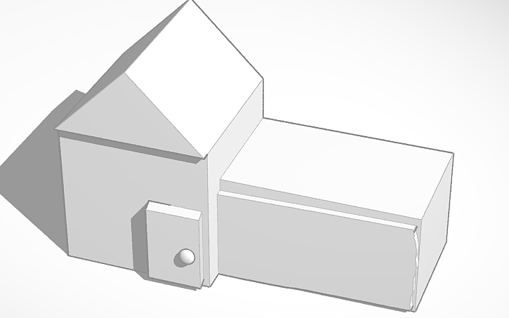 3D design House whit garage. - Tinkercad