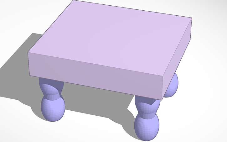 3D design Table ;) - Tinkercad