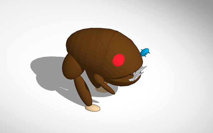3D design Kingdok from bone - Tinkercad