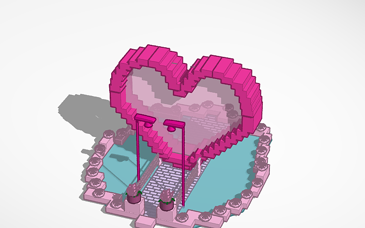 3D design Pink Mirror Pond - Tinkercad