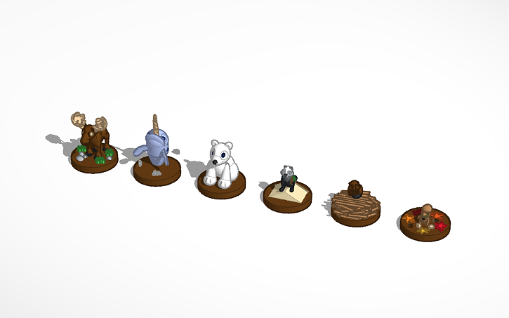 3D design Animals - Tinkercad