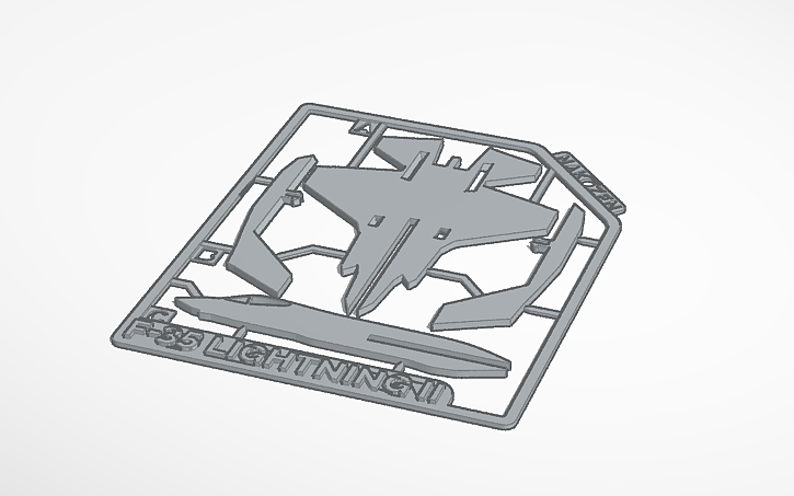 3D design f35 kit - Tinkercad