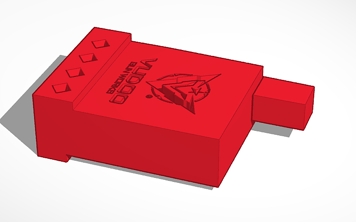 3D design breach block vudoo - Tinkercad