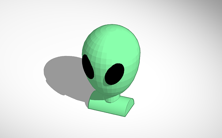 3D design alien - Tinkercad