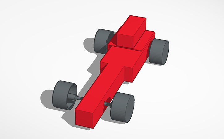 3D design F1 in schools updated car body - Tinkercad