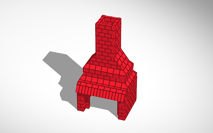 3D design Fireplace design - Tinkercad