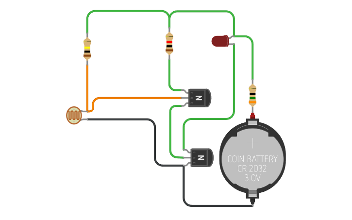 Circuit design LED DIMMER USING LDR - Tinkercad