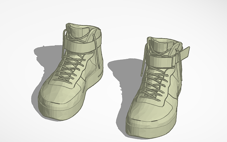 3D design shoes - Tinkercad