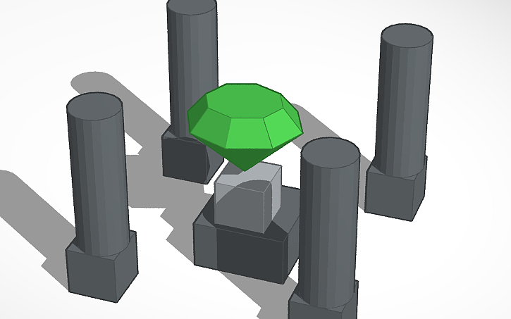 3D design The Master Emerald - Tinkercad
