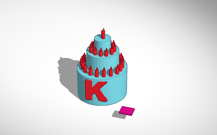 3D design CAKE!!!!!!!!!!!!!!!!!!!!!!!!!!!!!! - Tinkercad