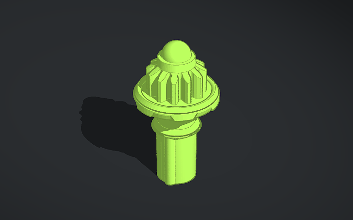 3D design Beyblade X bit free orb - Tinkercad