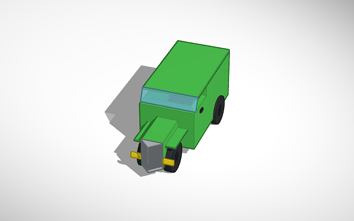 3D design Hawk H300 armored truck prototype - Tinkercad