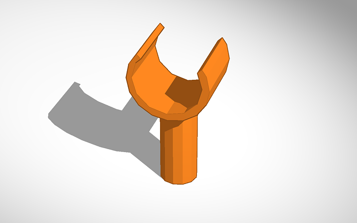 3D design lego minifigure hand - Tinkercad