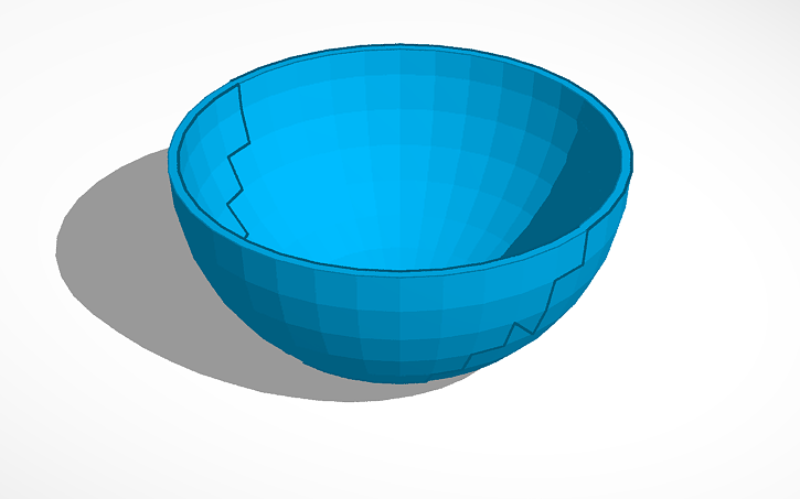 3D design demi sphère - Tinkercad
