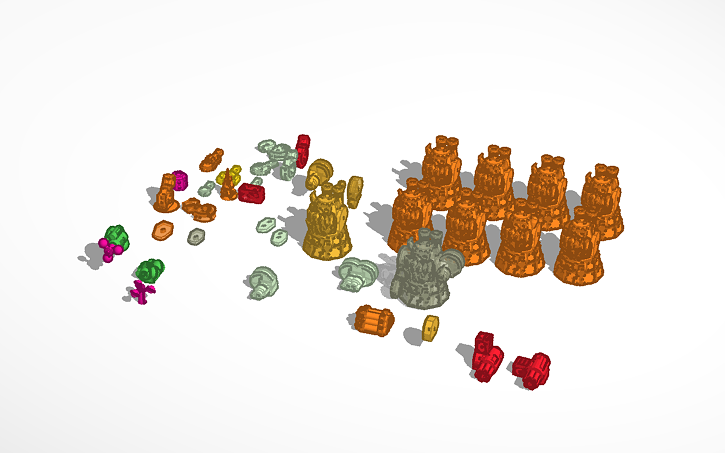 3D design Ork Stompa Gargant - Tinkercad