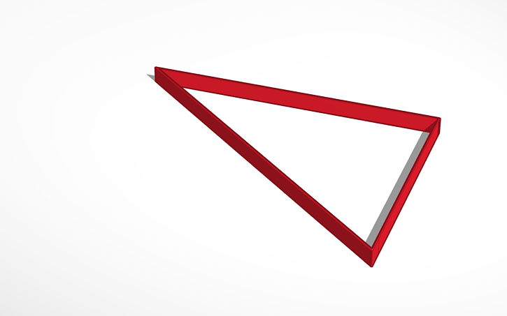 3D design 38 - 52 - 90 Degree Triangle - Tinkercad