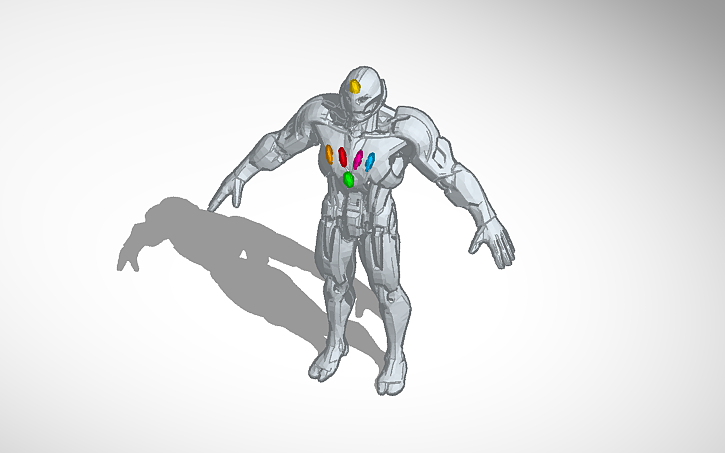 3D design Infinity Ultron - Tinkercad