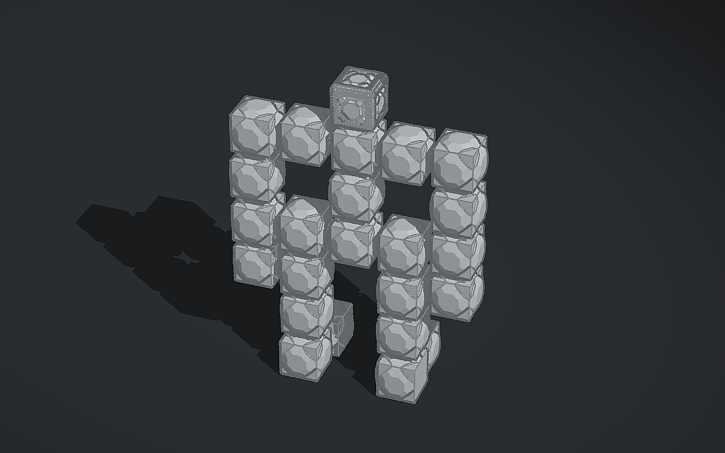 3D design block robot - Tinkercad