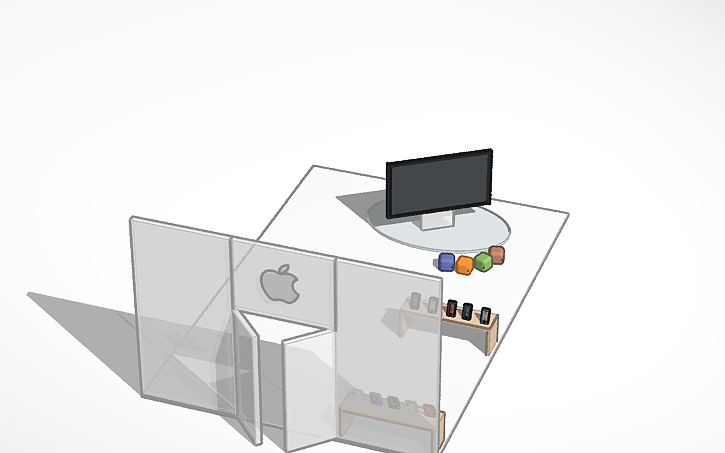 3D design Apple Store - Tinkercad