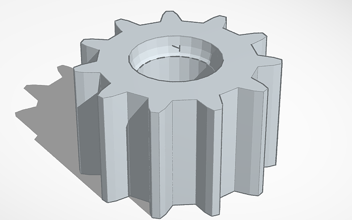 3D design Gear - Tinkercad