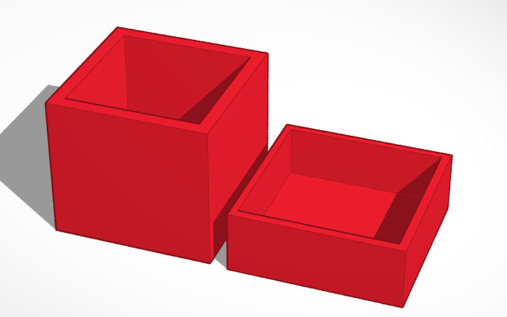3D design Chrismas Box - Tinkercad