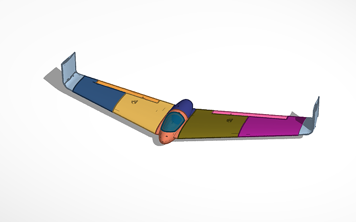 3D design Shadow Wing Rc - Tinkercad