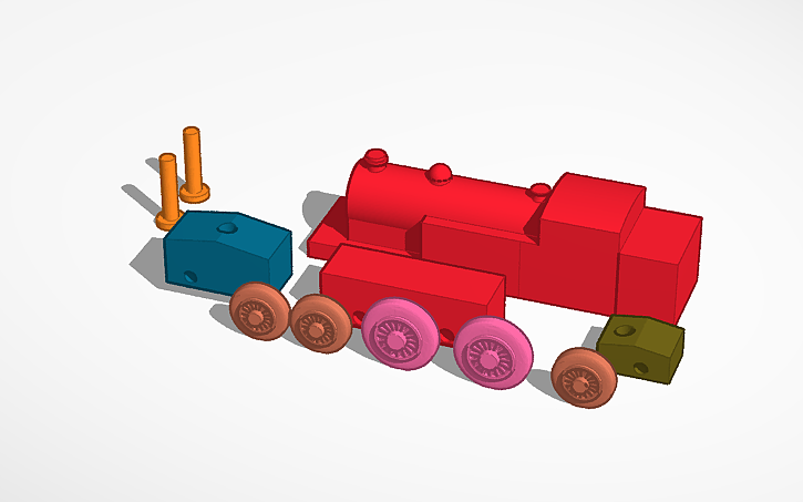 3D design TWR LNWR Precursor Tank - Tinkercad