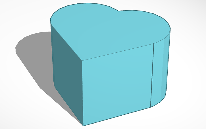 3D design Heart - Tinkercad