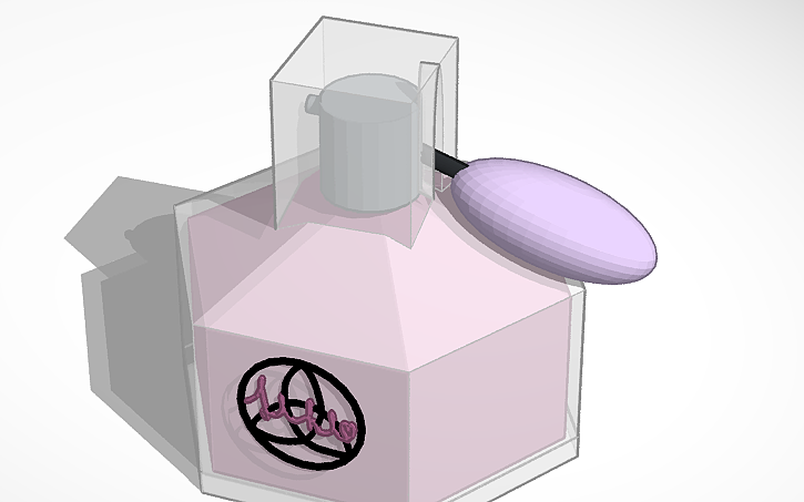 3D design perfume - Tinkercad