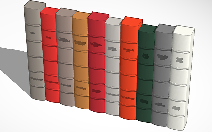 3D design Classic Books - Tinkercad