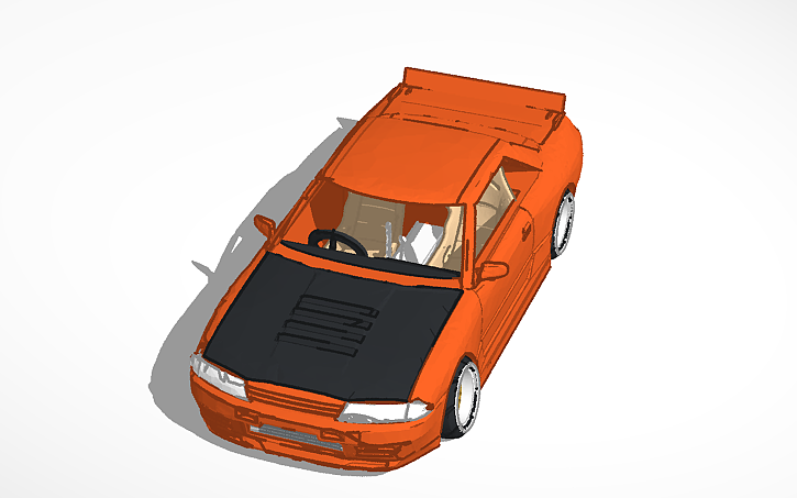 3D design Nissan skyline R32 GTR - Tinkercad