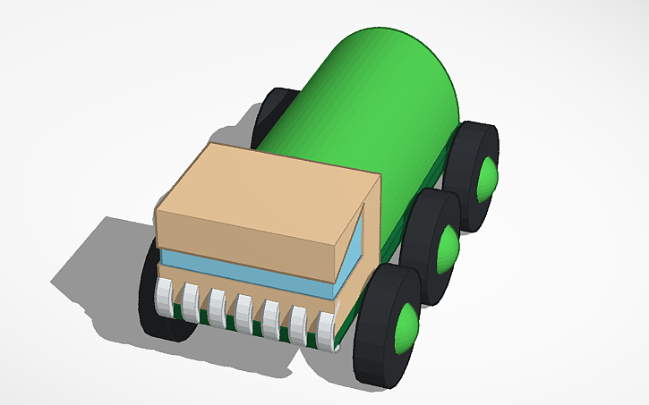 3D design Waffle roadster - Tinkercad