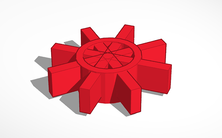 3D design Water Mill - Tinkercad